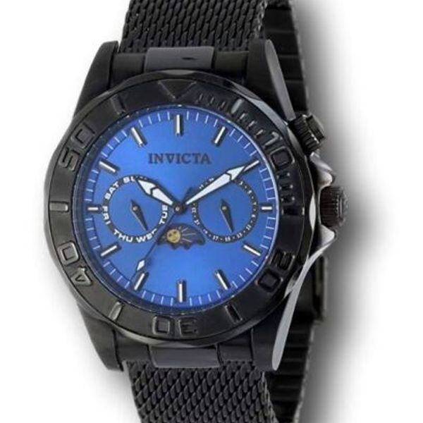 Invicta Pro Diver Sea Wizard III Men's 44mm Mesh Swiss Quartz Watch ...