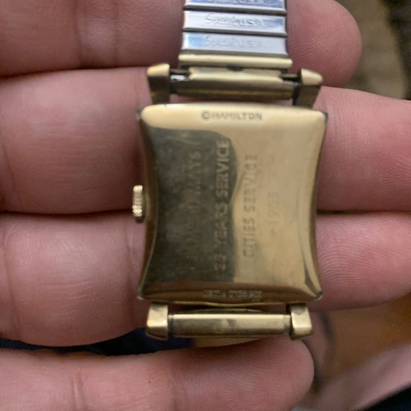 Vintage Hamilton Men's Watch Cal 980 10k Gold Filled 17 Jewel good ...