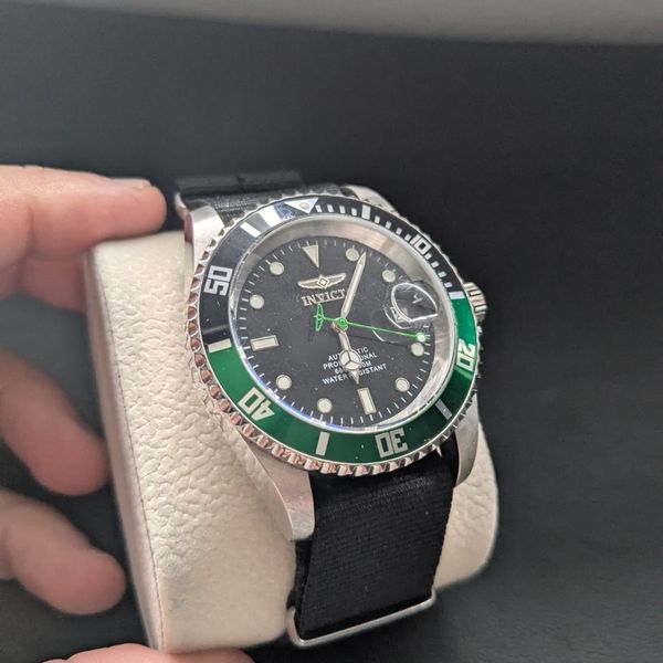 Invicta Pro Diver Automatic Black Dial Sprite Bezel Men s Watch 34335 ...
