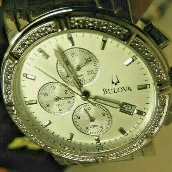 Bulova Watch 96E03 Diamond Accented Diamonds. SS | WatchCharts