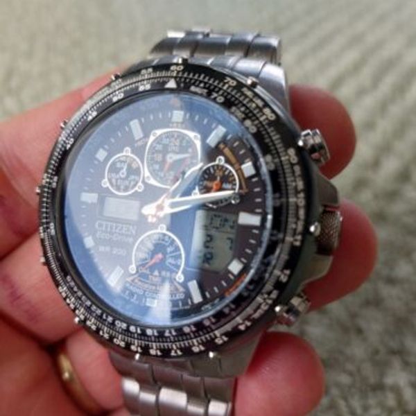 Citizen Eco Drive U600 Skyhawk Radio Controlled Mens Watch ...