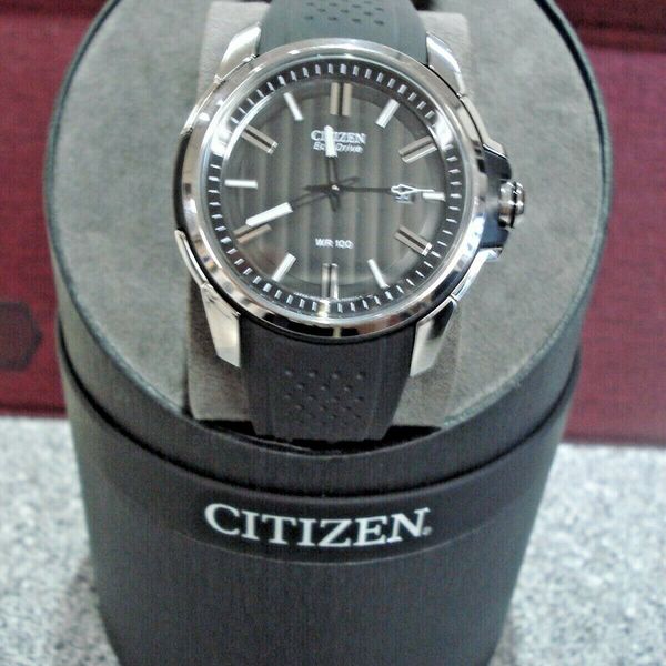 Citizen Men's Eco-Drive Black Rubber Band Watch J810-S082781 ...