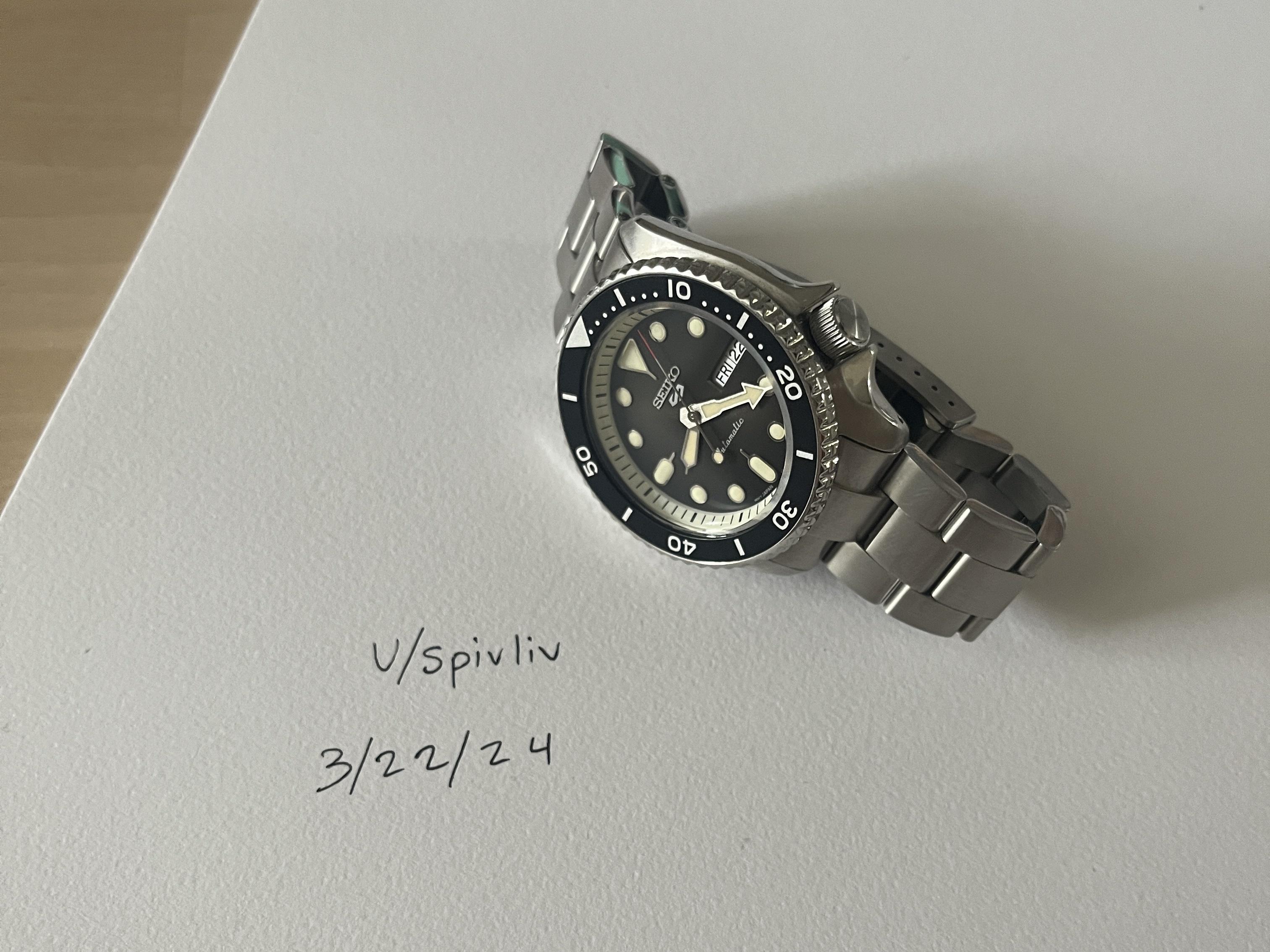 [WTS] Seiko 5 Sports SRPD95 - open box with original strap and ...