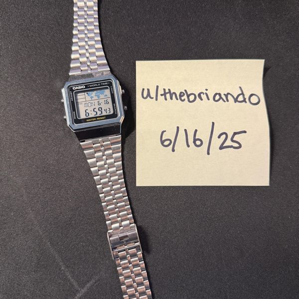 [WTS] Casio World Time A500W | WatchCharts Marketplace