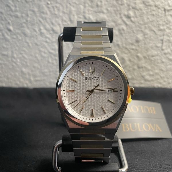 Bulova Classic Two Tone Stainless Steel Quartz Men's Watch ...