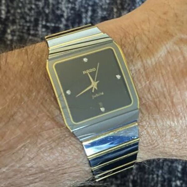 Vintage Rado Jubile 2-Tone Diamond Dial Quartz Ladies Watch | WatchCharts