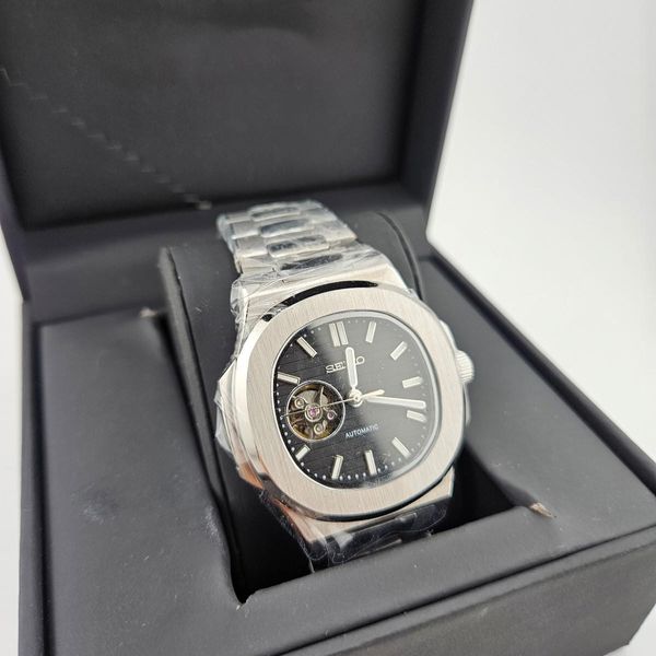 Seiko Mod Open Heart Nautilus | WatchCharts Marketplace
