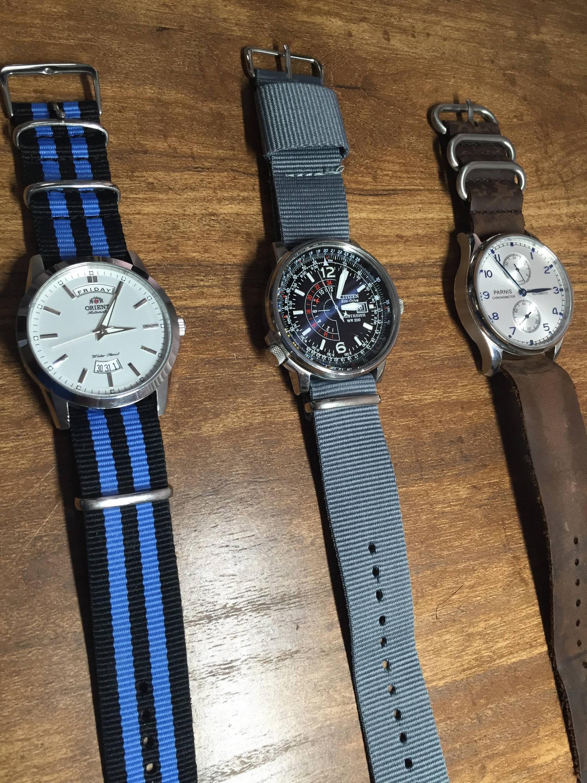 [WTS] NightHawk, Orient Union, Parnis Power Reserve, Casio Diver ...