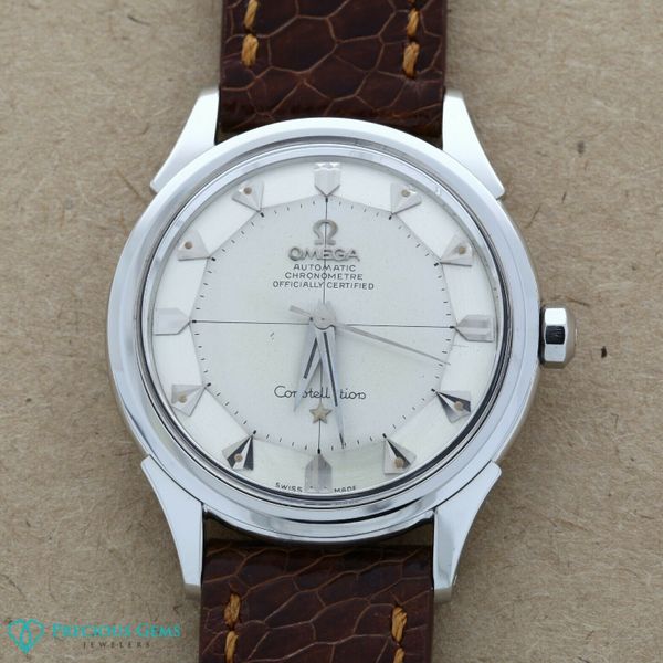 OMEGA CONSTELLATION CHRONOMETER WATCH CAL. 505 REF. 2852 PIE PAN DIAL ...