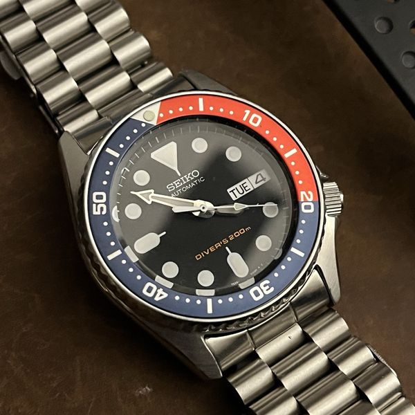 Seiko 7S26-0030 [SKX013] Automatic Men's Midsize Diver + OEM rubber ...