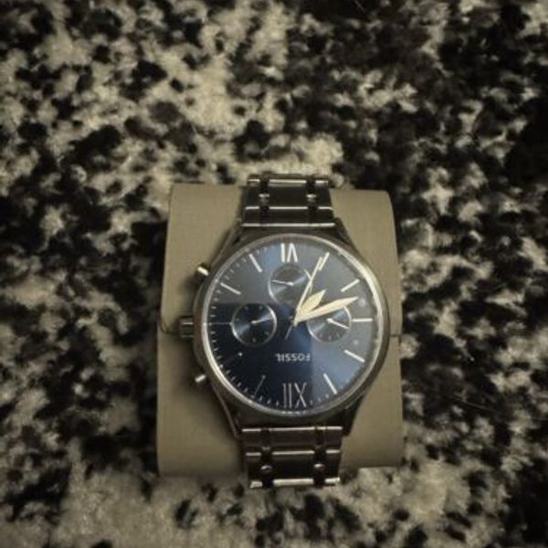 BRAND NEW! Fossil Watch (blue Face) | WatchCharts Marketplace