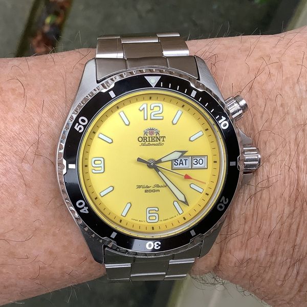 Orient Mako - 2014 USA only limited edition with the Yellow Dial - Rare ...