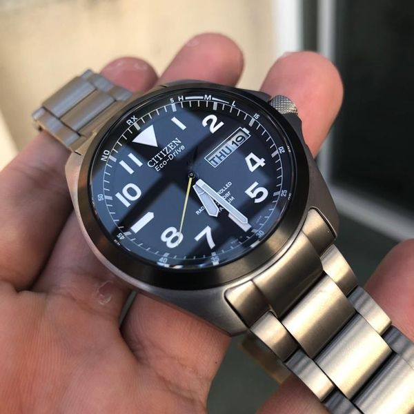 Citizen PMD56-2952 Full Titanium with Black Dial | WatchCharts Marketplace