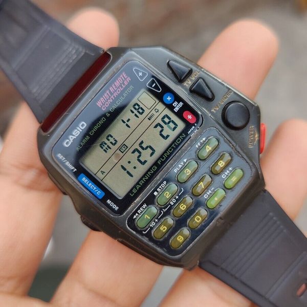 Vintage Rare Casio Calculator Quartz Digital 1174 CMD-40 Wristwatch for ...