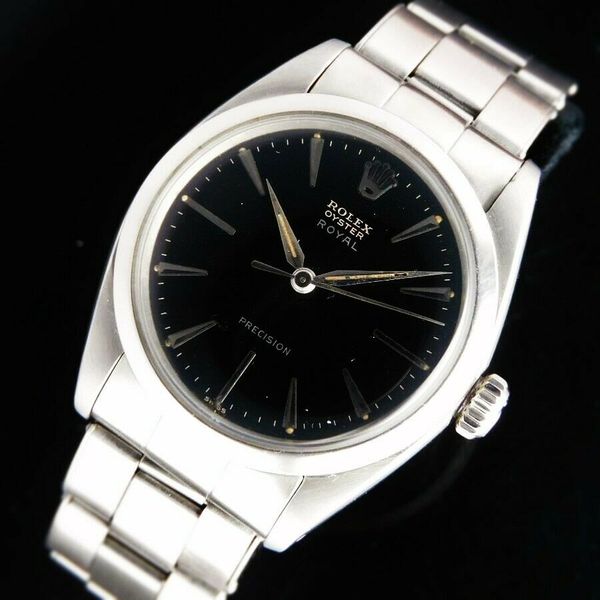 ROLEX OYSTER PRECISION Ref.6426 Cal.1215 in 1962 w/Black Refreshed Dial ...