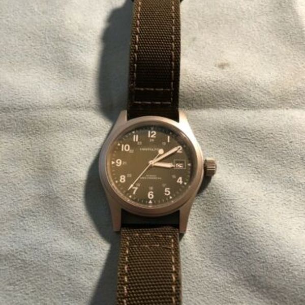 Hamilton Khaki Field Mechanical Mens Watch H69419363 | WatchCharts
