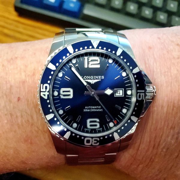 FS Longines HydroConquest Automatic Blue Dial 41MM Watch L37424966 ...