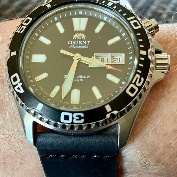 [$90 USD] FS: Orient Mako USA I Black Dial On A Orient Kamasu Bracelet ...