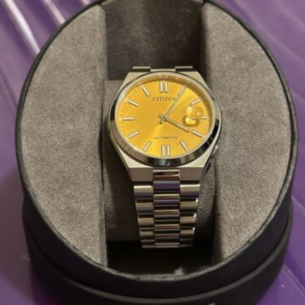 Citizen Tsuyosa Yellow Menâ s Automatic Watch NJ0150-56Z | WatchCharts ...