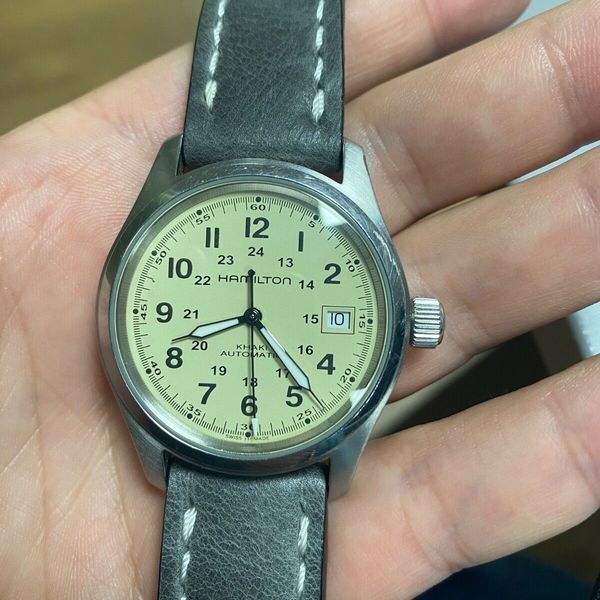 Hamilton Khaki Field H704450 Automatic Men's Watch 38mm | WatchCharts ...