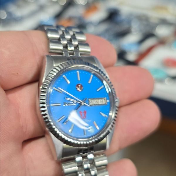 Vintage Original Rado Purple Horse Stunning Blue Dial 2836 Auto ...