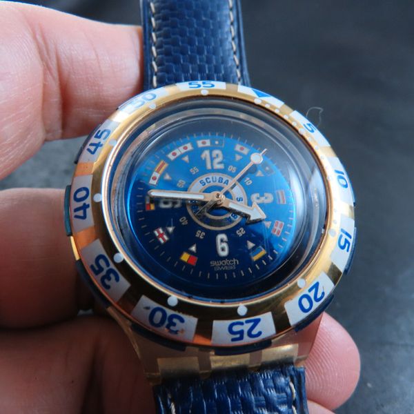 Swiss Made Swatch Scuba Diver 200M Quartz Men Watch | WatchCharts ...