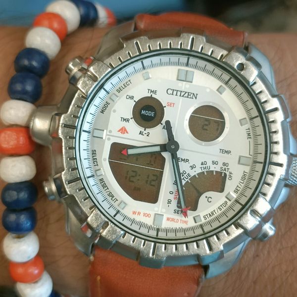 VINTAGE CITIZEN QUARTZ WORLD TIME C720-Q02004 MINT MEN'S WATCH ...