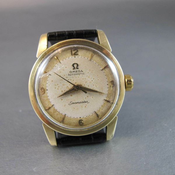 OMEGA Ref. 2646 8 SC SEAMASTER steel and gold Cal. 501 textured dial NO ...