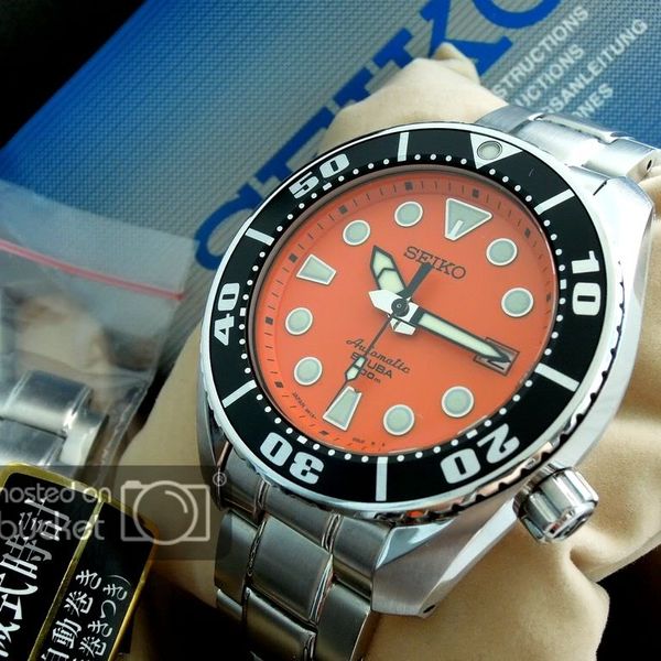 FS : Seiko SBDC005 - Orange Sumo in Bracelet & MM 300 Clasp | WatchCharts