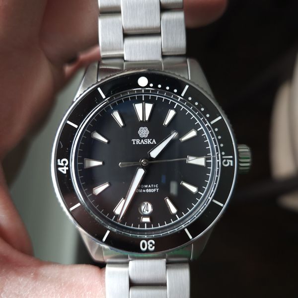 Traska Freediver V3, Black Dial with Date | WatchCharts Marketplace