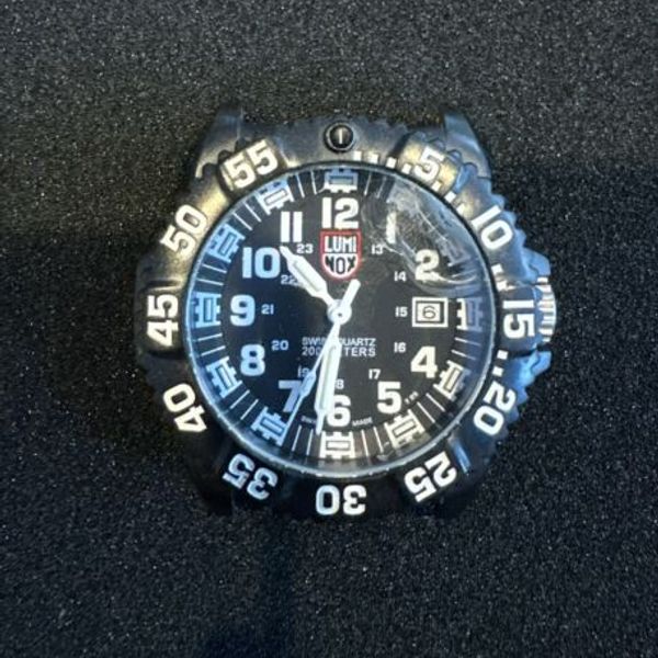 Luminox 3050/3950 Navy SEAL Swiss Quartz 200M Black Men's Watch ...