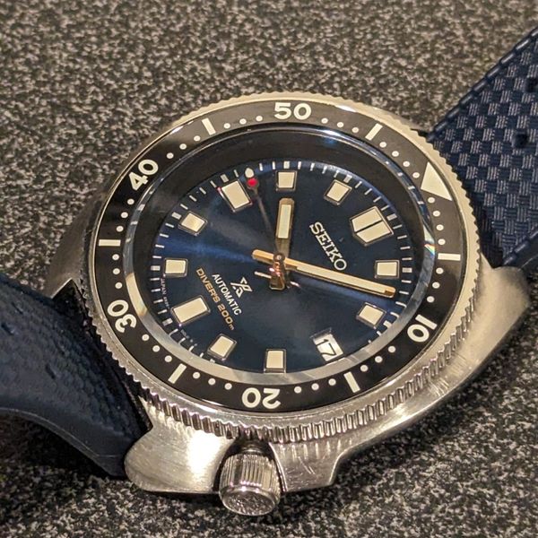 FS: Mod Watch - NH35 Asian Case Modded with OEM Seiko SPB183 Blue ...