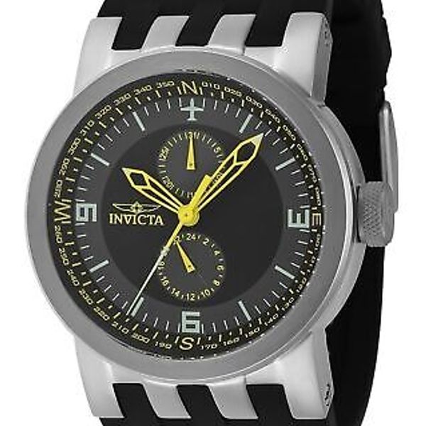Invicta DNA Grey And Black Dial Quartz Casual 100M Men's Watch 44225 ...