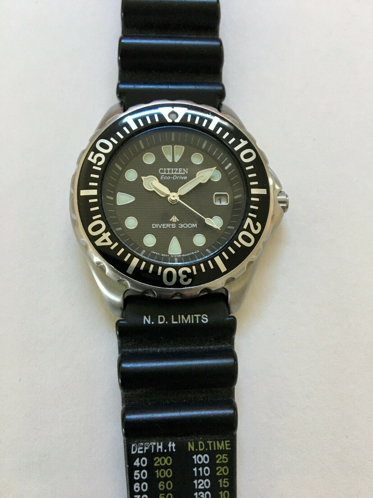 Citizen Eco-Drive 41mm Promaster Diver Watch BN0000-04H Monocoque Case ...