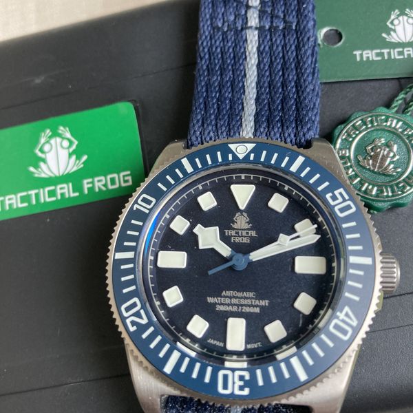 [$125 USD] Blue/ Blue Tactical Frog Titanium FXD V4 | WatchCharts ...