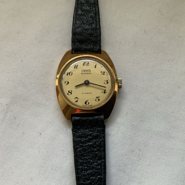 VINTAGE ORIS SUPER 17 JEWELS MECHANICAL WINDING LADIES WRISTWATCH ...