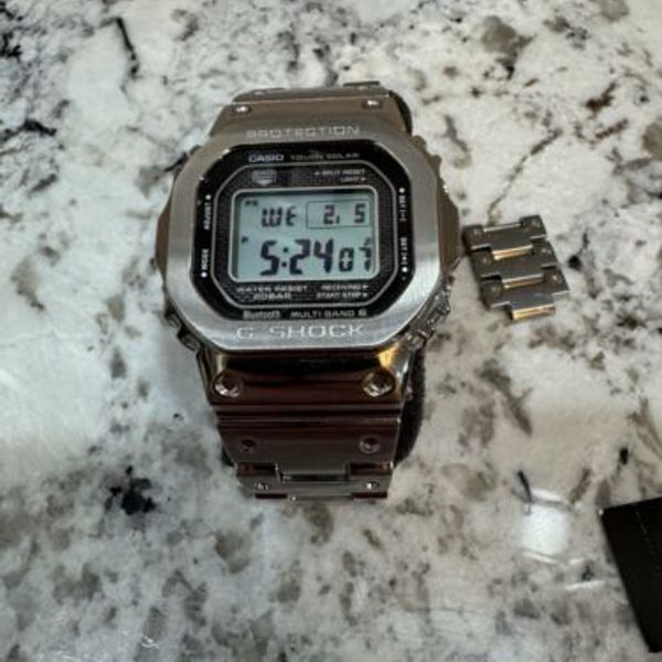 Casio GMW-B5000D-1 Men's Stainless Steel Watch | WatchCharts Marketplace