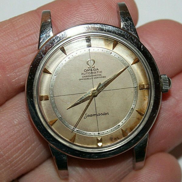 Vintage 1952 OMEGA Seamaster Chronometre Cal. 354 17j Jumbo 36mm 2657-6 ...