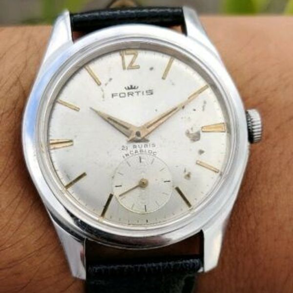 Vintage Fortis Sub Second Hand Winding Movement cal. no. AS156 Swiss ...