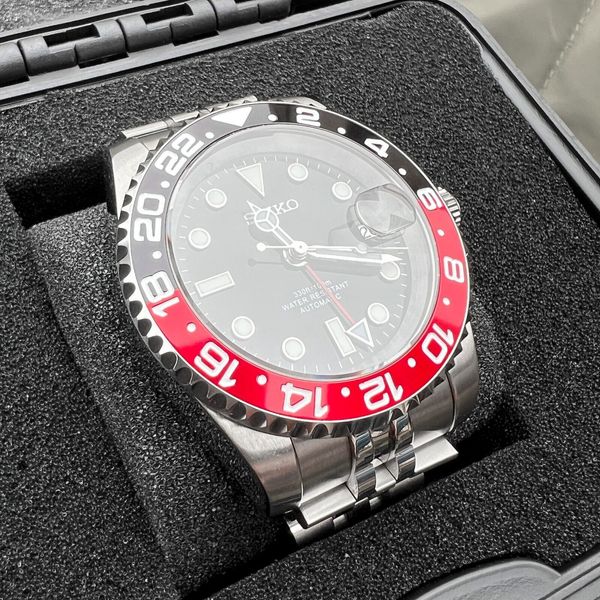 Seiko Mod Coke GMT Homage - NH34 Automatic Watch | WatchCharts Marketplace