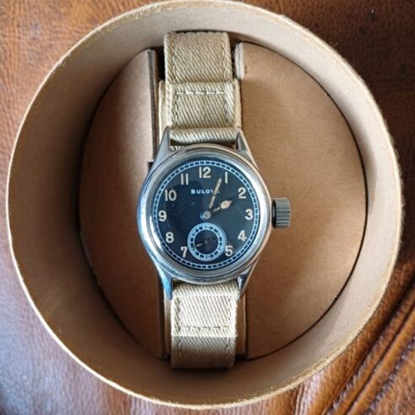 Vintage Bulova Military Watch - Circa 1944 WW2 - Ord Dept USA 15 Jewels ...