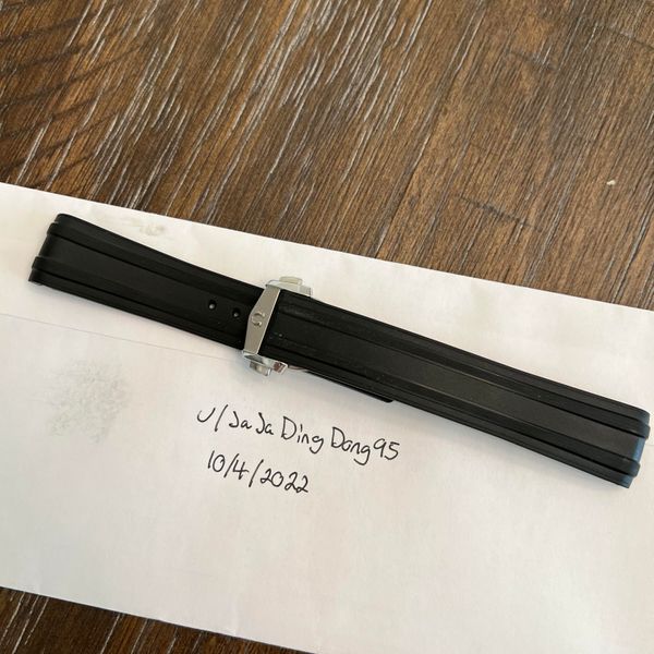 [WTS] Omega Rubber Strap with Deployant Clasp for Omega Seamaster ...