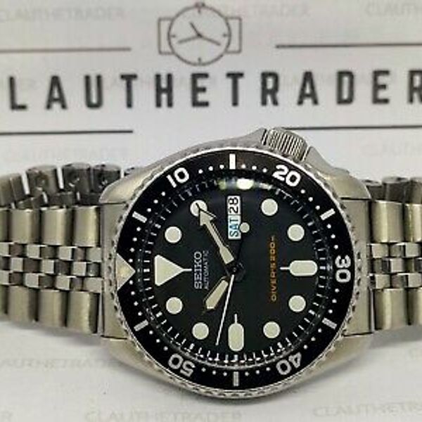 PRE-OWNED SEIKO SCUBA DIVER 7S26-0020 SKX007K AUTOMATIC MEN'S WATCH SN ...