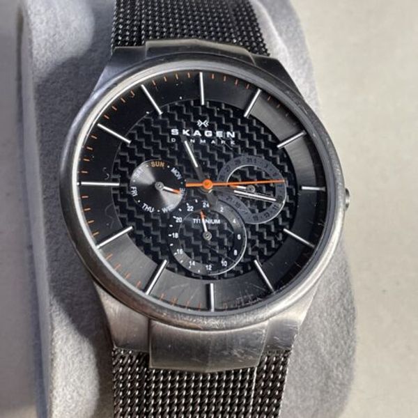 Skagen Chronograph Slim Menâ s Watch | WatchCharts Marketplace