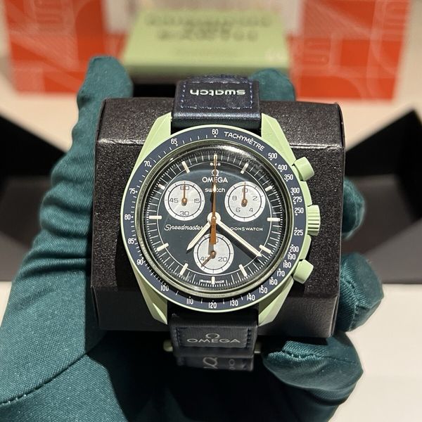 Omega x Swatch Speedmaster Moonswatch Mission On Earth S033G100 ...