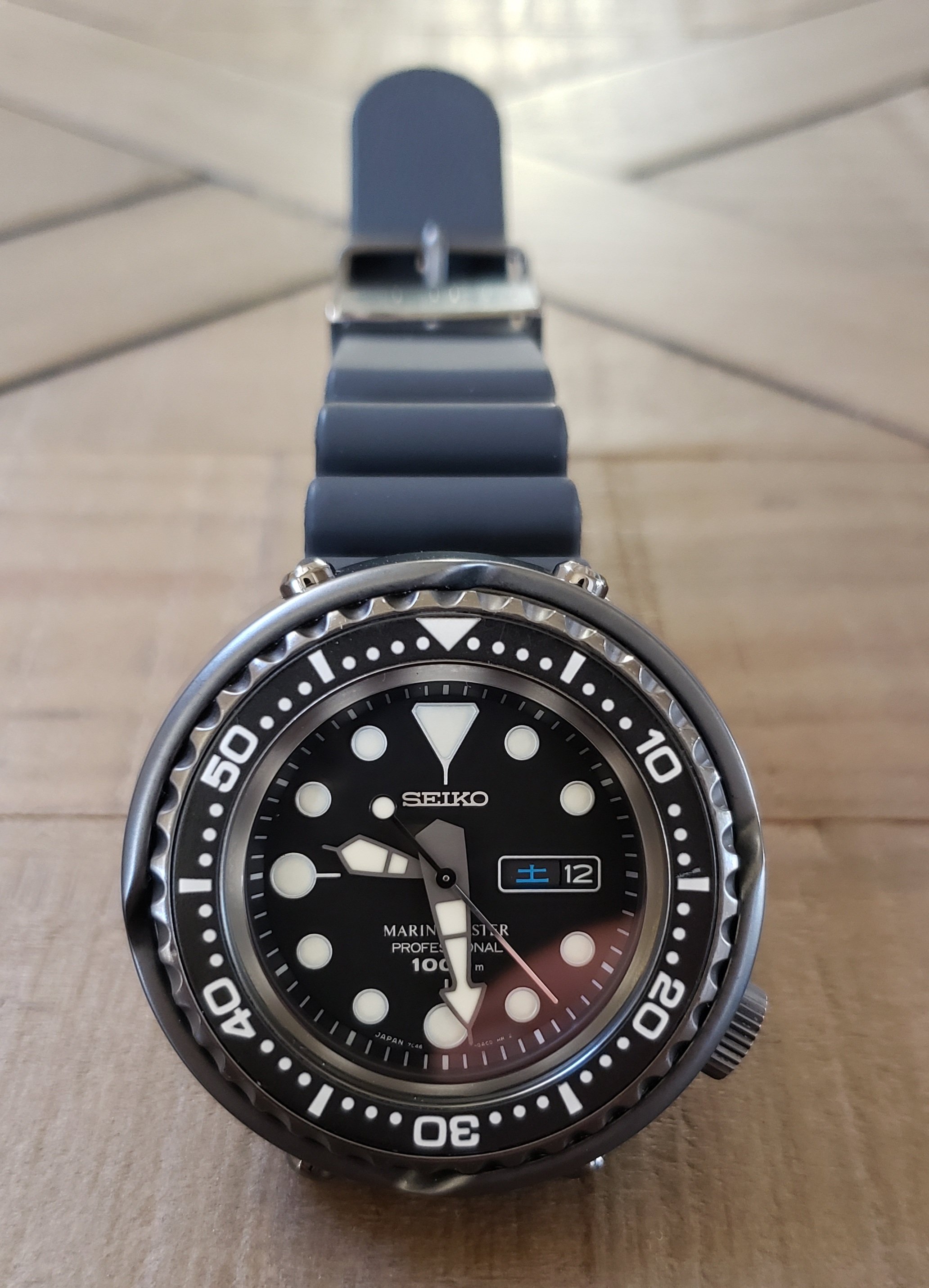FS: Seiko SBBN013 Darth Tuna Marine Master 1000m | WatchCharts Marketplace
