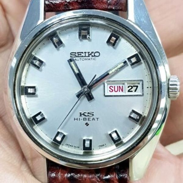 VINTAGE KING SEIKO KS 5626 HI BEAT 28800BPH AUTOMATIC 25J SS MENS WATCH | WatchCharts Marketplace