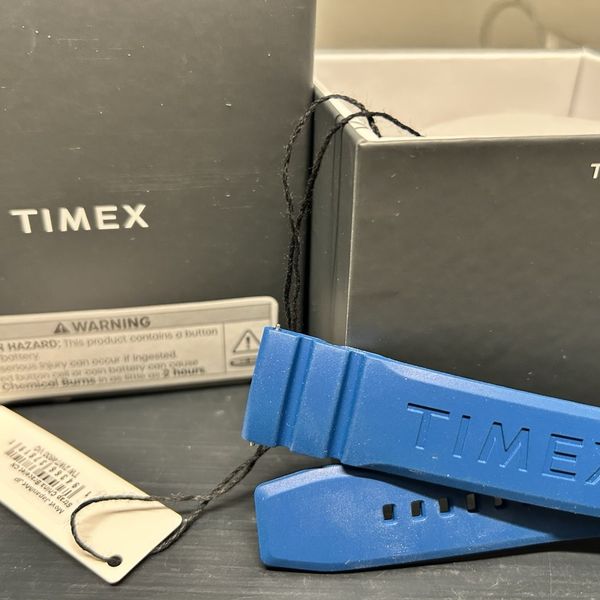 TIMEX DEEP WATER REEF TW2W74600 Blue Extra Strap | WatchCharts Marketplace