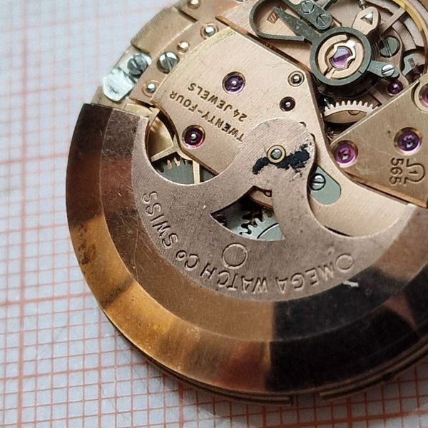 Omega Automatic Century Cal 565 Watch MOVEMENT + BALANCE DIAL OK ...