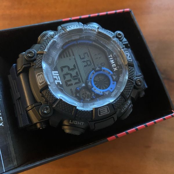 Timex UFC 24 Hour Chronograph Digital Watch 5M53900 | WatchCharts ...
